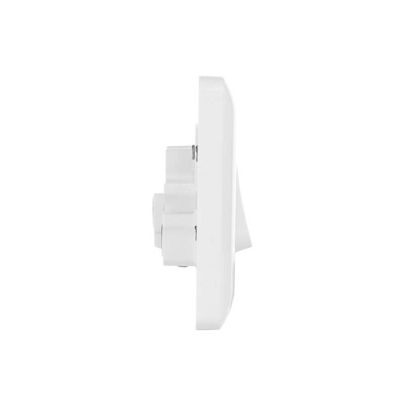 Tesla TESGPO1LD | Single Large Switch GPO 10A | White