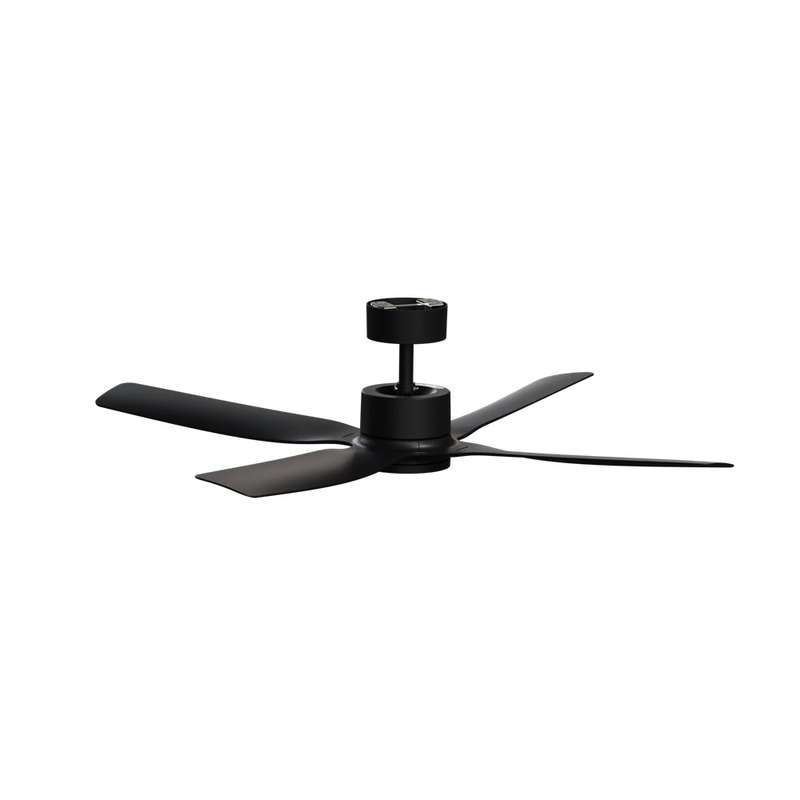 Clipsal Airflow DC Ceiling Fan X4HS1300-BK | 4 Blade 1300mm Black