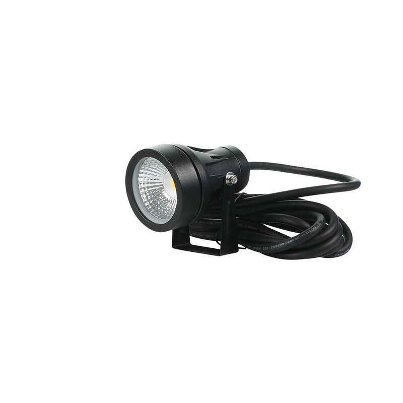 XLED XSPLED7W Sentinel Outdoor Spike Light - IP65, 7W, 3000K, Black