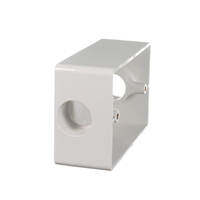 CLIPSAL 238/25 | Solid Mounting Block (25mm Entry) | White