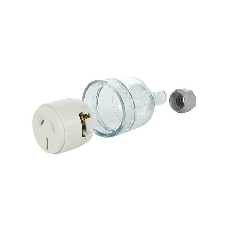 3 Pin 15Amp Extension Socket (Transparent) | 30409 - NATIONAL LIGHT SOURCES