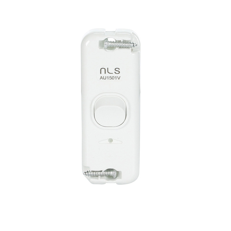 NLS 30594 | 1 Gang Architrave Switch 10amp 250v White