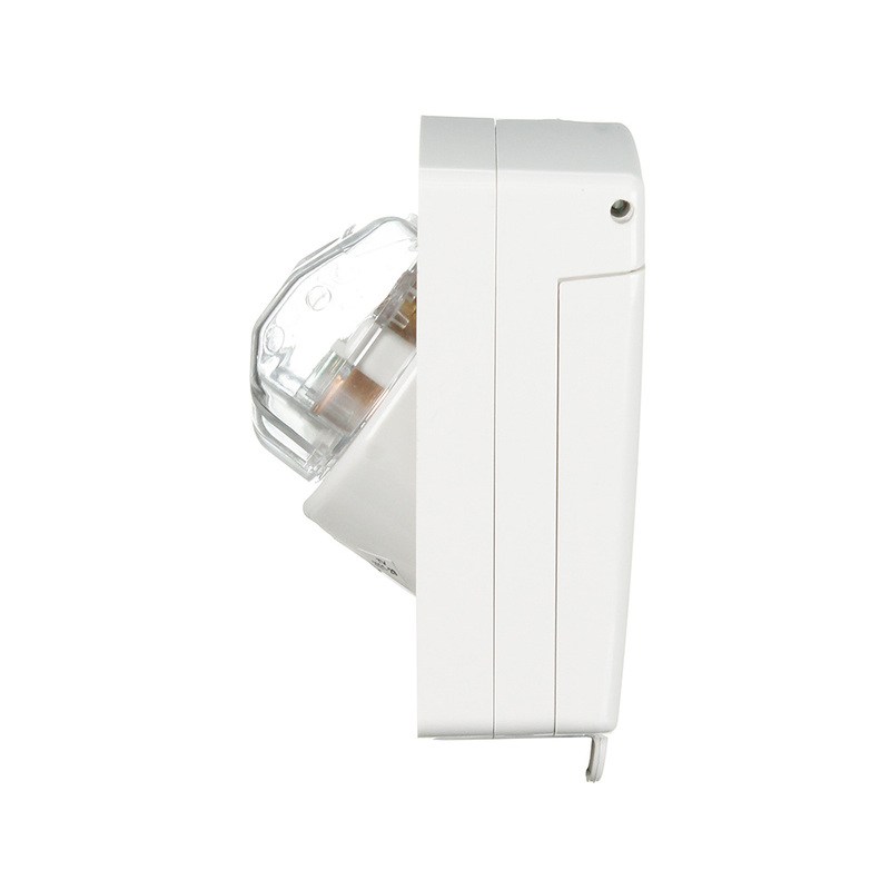 Clipsal 415VF-WE | Weatherproof Automatic Outlet 10 Amp Double Pole | White