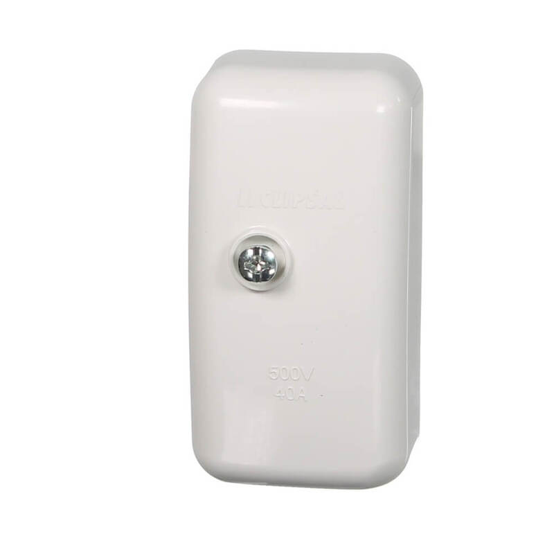 CLIPSAL 559/3-WE 3 terminal Mini Junction Box with Electrical Connectors
