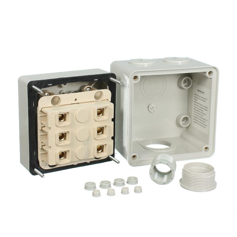 NLS 30613 | 3 pole 32amp isolator switch IP66 | 66SW332