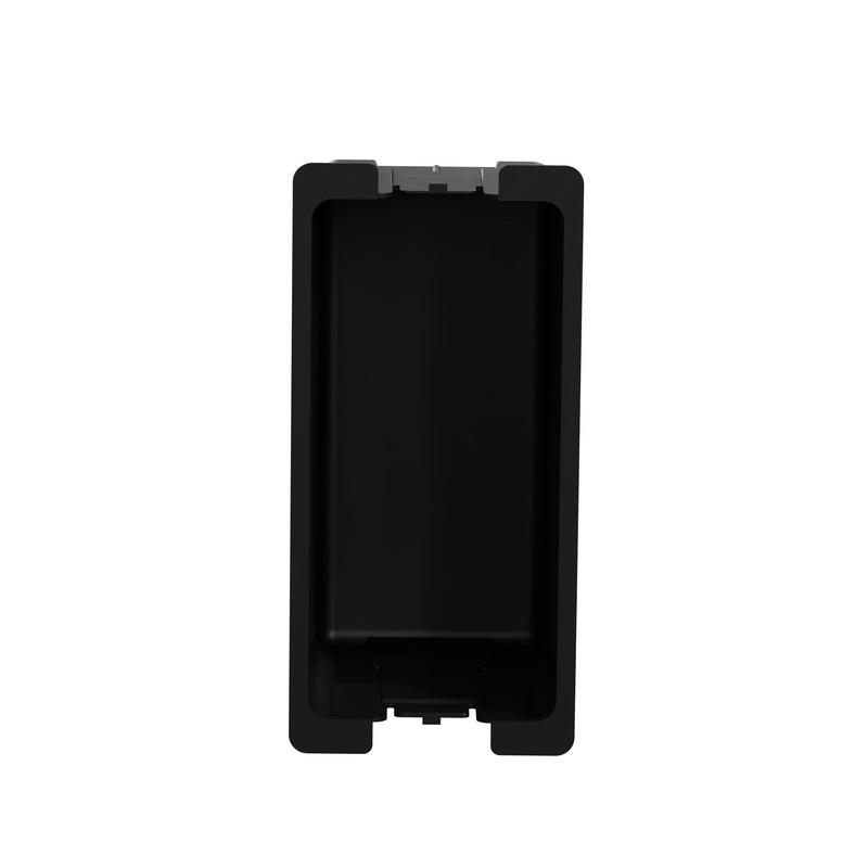 Clipsal 90BD4-BK | Solis Shroud 120mm Mounting Centres | Black