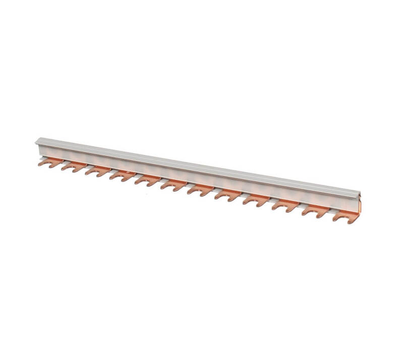 HAGER KDN180A | 12 Pole Single Phase Fork Style Insulated Busbar 80A 16mm²