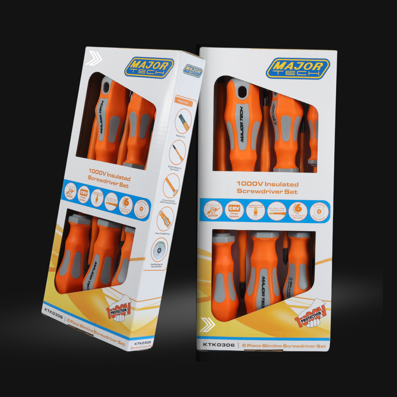 Major Tech KTK0306 | 1000V Insulated Screwdriver Set