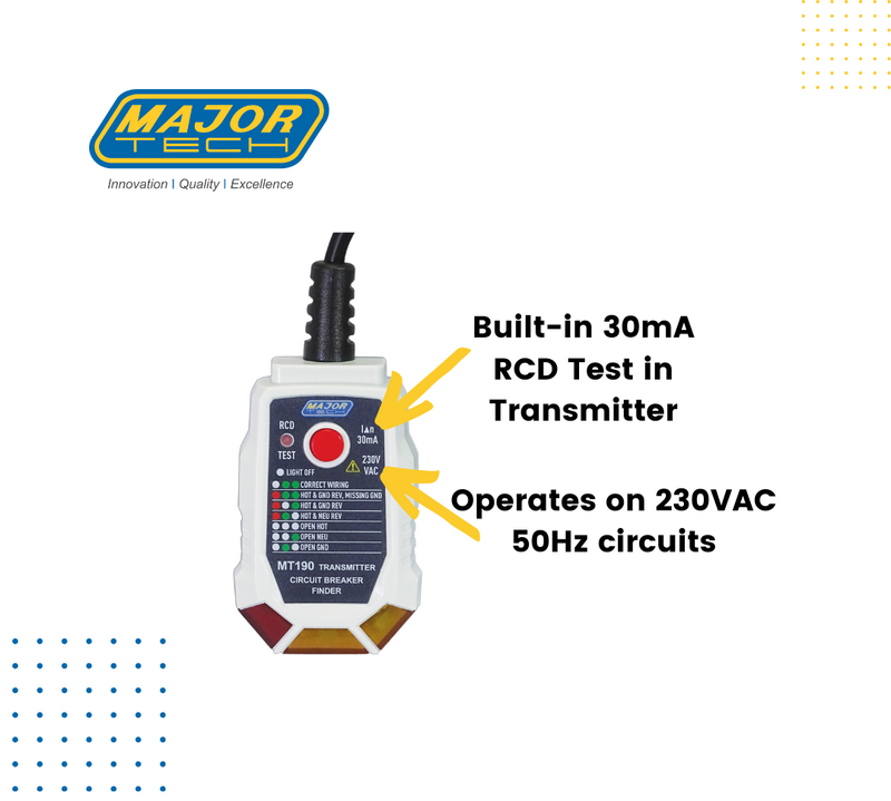 Major Tech MT190 | Circuit Breaker Finder