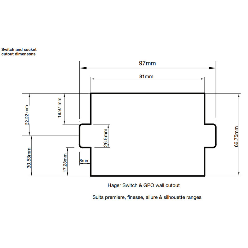 Hager Silhouette WBSCKSV1-MW | Hager 40 Amp 2 Pole Isolation Rocker ...