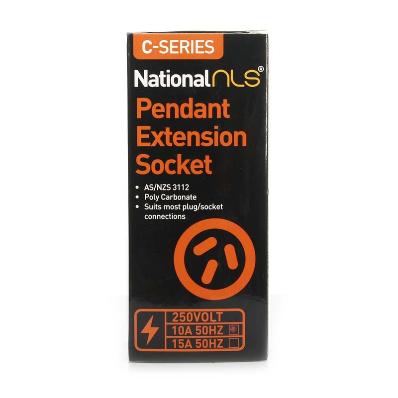 30756 | Suspension Extension Socket 3 Pin 10Amp Double Pole 250v