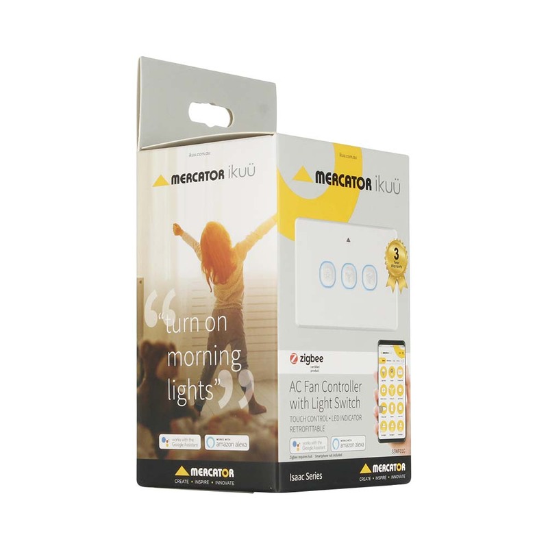 Mercator Ikuu SSWF01G | Smart AC Fan Controller Switch | Zigbee