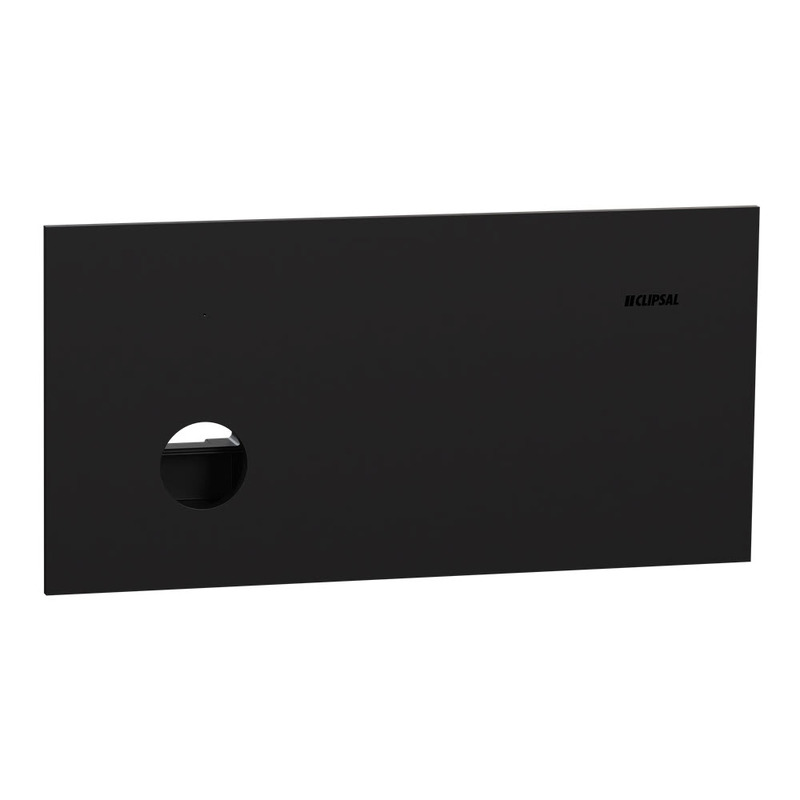 Clipsal 1041PUA-ZB | Solis Range 1 Gang Switch Grid and Plate | Matte Black
