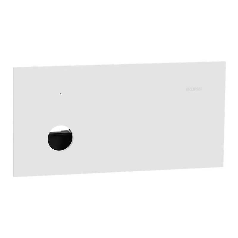 Clipsal 1041PUA-ZW | Solis Range 1 Gang Switch Grid and Plate | Matte White