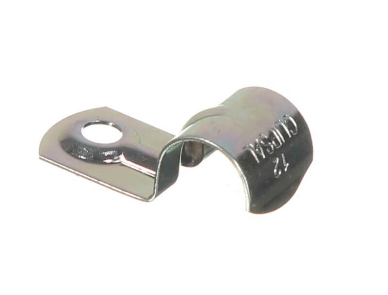 CLIPSAL 180/12 | 12.7mm Half Saddles Zinc Plated (100 Box)