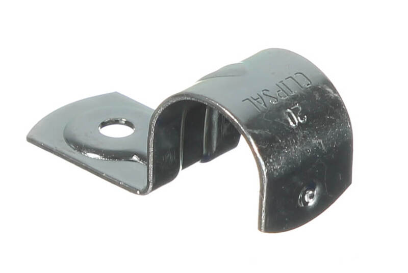 CLIPSAL 180/20 | 20mm Half Saddles Zinc Plated (100 Box)