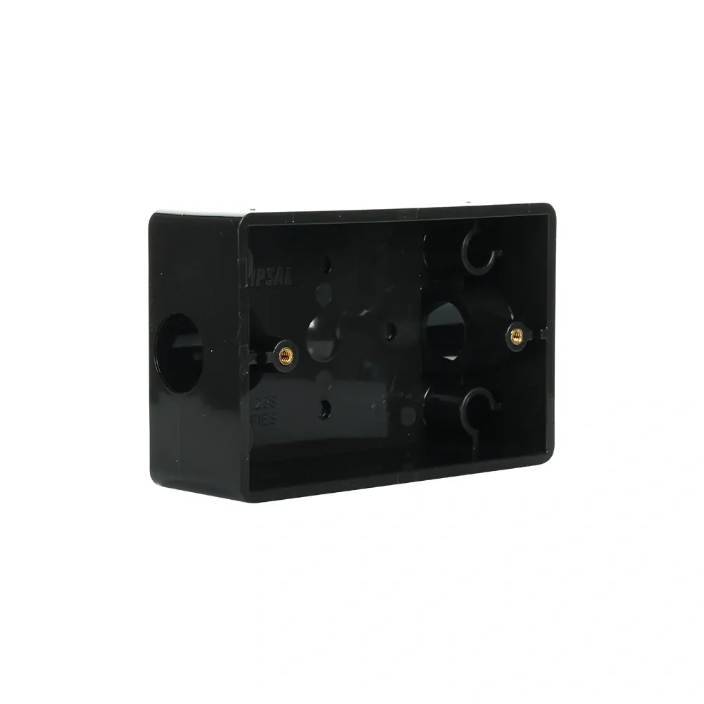 Clipsal 238-BK | Solid Mounting Block 38MM Deep | Black