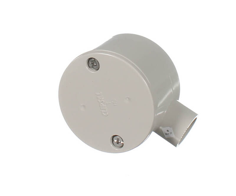Clipsal 240-20-1-GY | 1 Way 20mm Round Shallow Junction Box