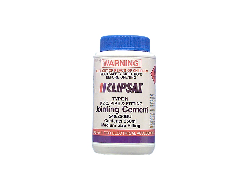 Clipsal 240/250BU | Cement jointing PVC 250ml blue - Clipsal by ...