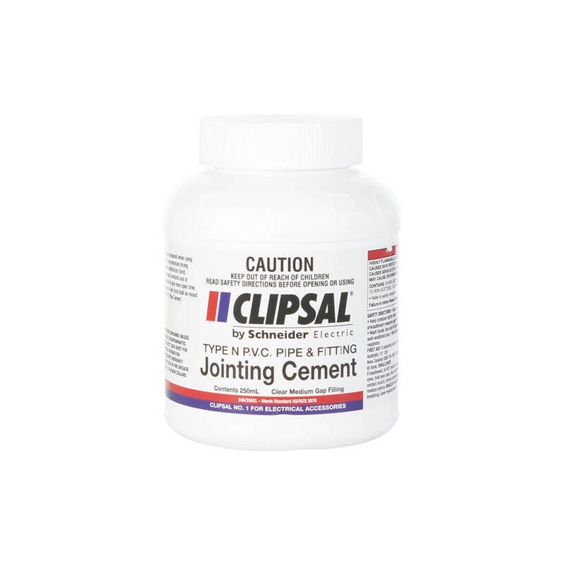 Clipsal 240/250CL | Cement jointing PVC 250ml Clear - Clipsal by ...