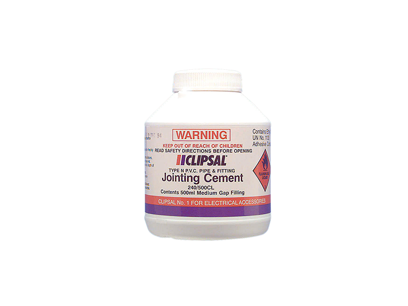 Clipsal | 240/500CL Cement Jointing PVC 500ml - Clipsal by Schneider ...