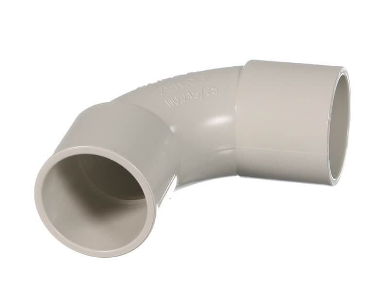 Clipsal 25mm Solid Elbow PVC | 245-25-GY