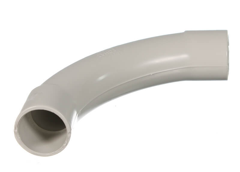 Clipsal 247-32-GY 32mm PVC 90° Elbow Bend – Grey, Cable Management