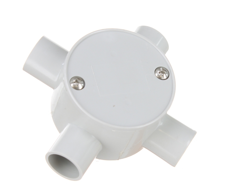 4 Way 20mm Junction Box | JB4-20 - NATIONAL LIGHT SOURCES