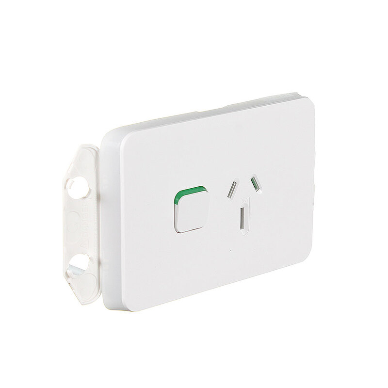 Clipsal Iconic 3015/15-VW | Single 15A Power Point | Vivid White | GPO ...