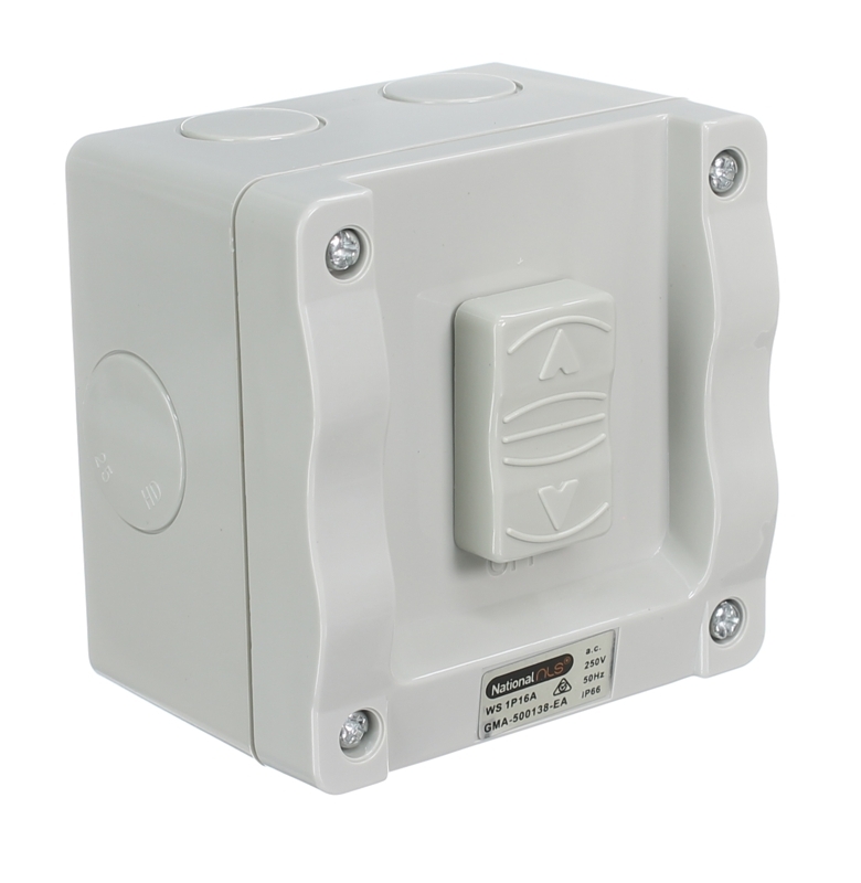 Single Weatherproof Switch 16A 250v (IP56 Rated) | 30171NEW
