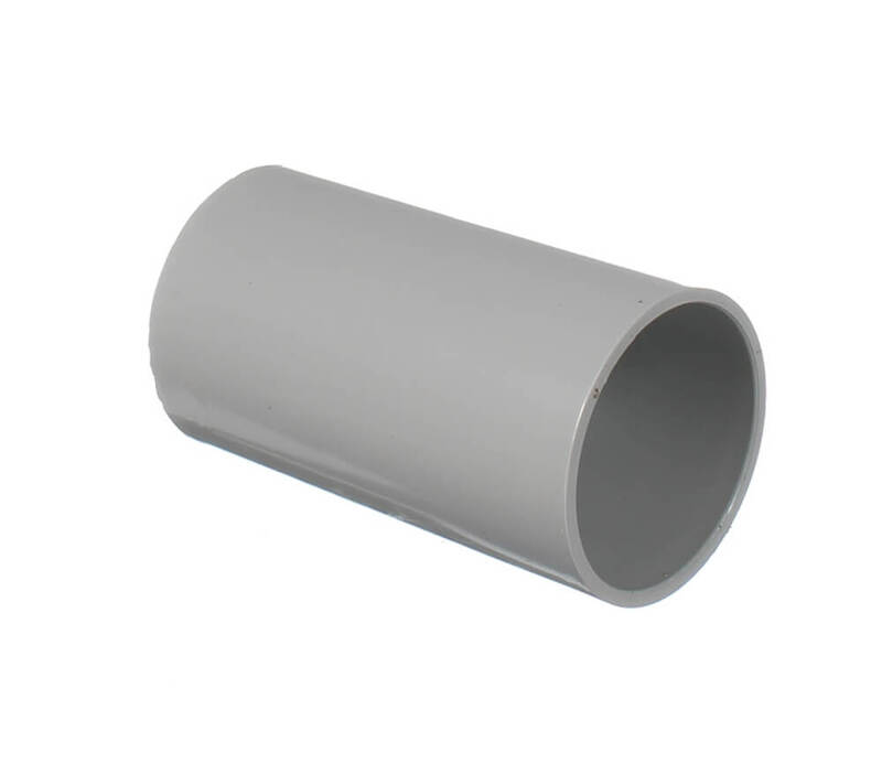 NLS 30217 | 50mm PVC Coupling Plain Grey | TC50