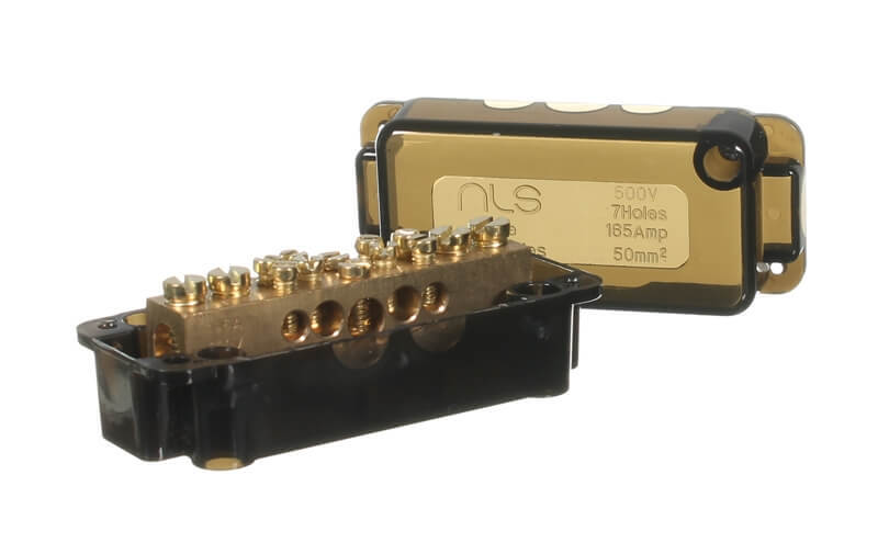 NLS 30287 | Heavy Duty 7 Hole 165Amp 500v Neutral Link