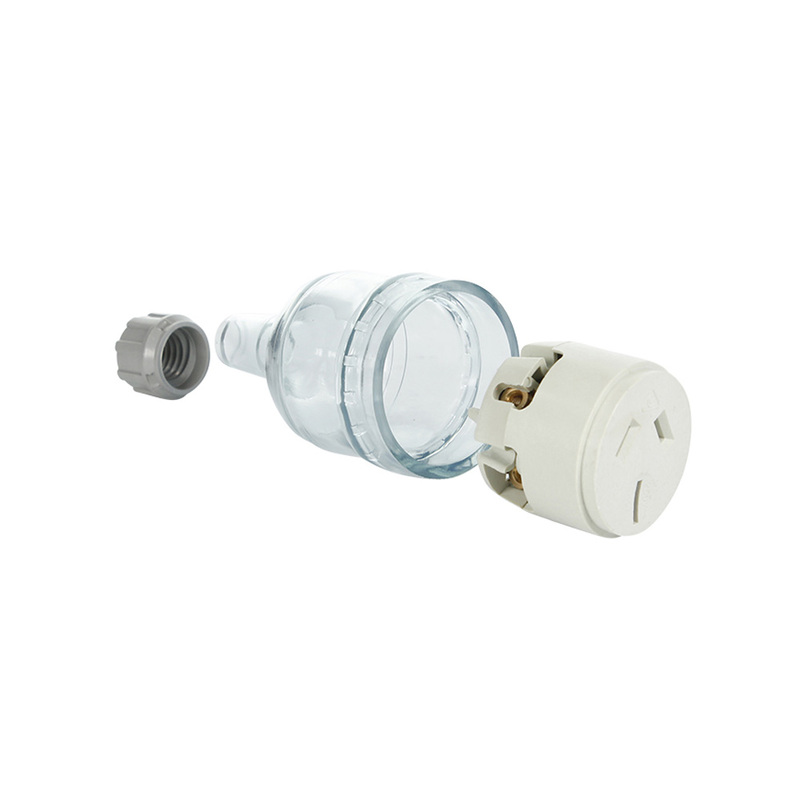 3 Pin 15Amp Extension Socket (Transparent) | 30409 - NATIONAL LIGHT SOURCES
