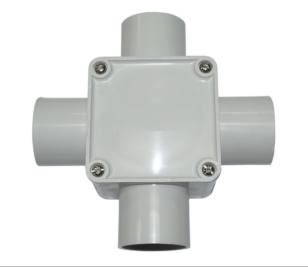 NLS 30428 | 4 Way 32mm Junction Box Grey Heavy Duty