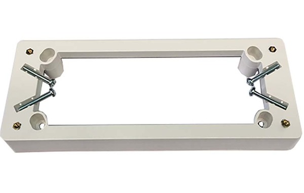 NLS 30506 | 4 Gang GPO Quad Mounting Block | White