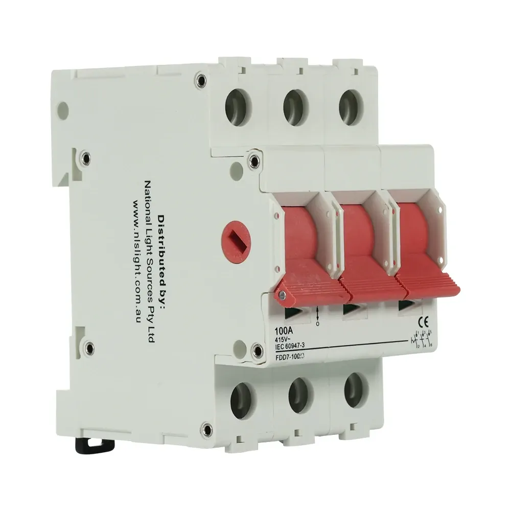 NLS 30542 | Isolating Mains Switch 3 Pole 100A 415V