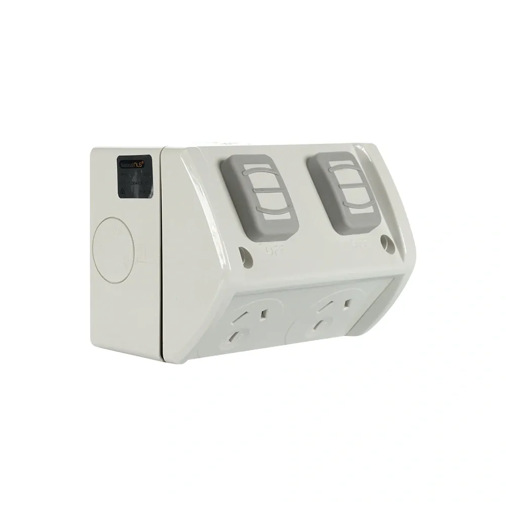 Weatherproof Double GPO 10 Amp | Outdoor power point | 30600