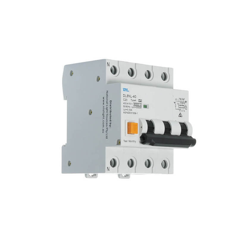 NLS 30835 | 4 Pole RCBO 16Amp 6kA | Type A