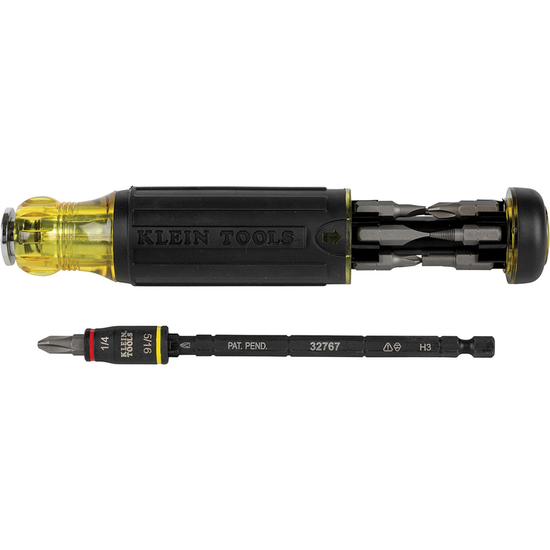 Klein 32304 | 14-in-1 HVAC Adjustable-Length Impact Screwdriver with ...