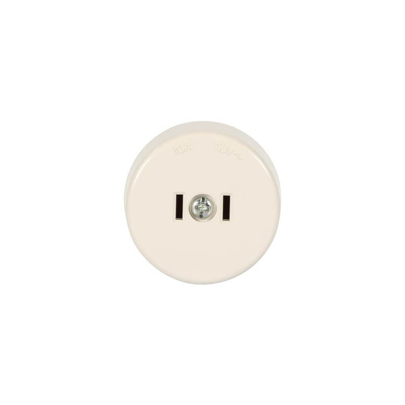 Clipsal 402 | Surface Socket 2-Pin Parallel 10A | White
