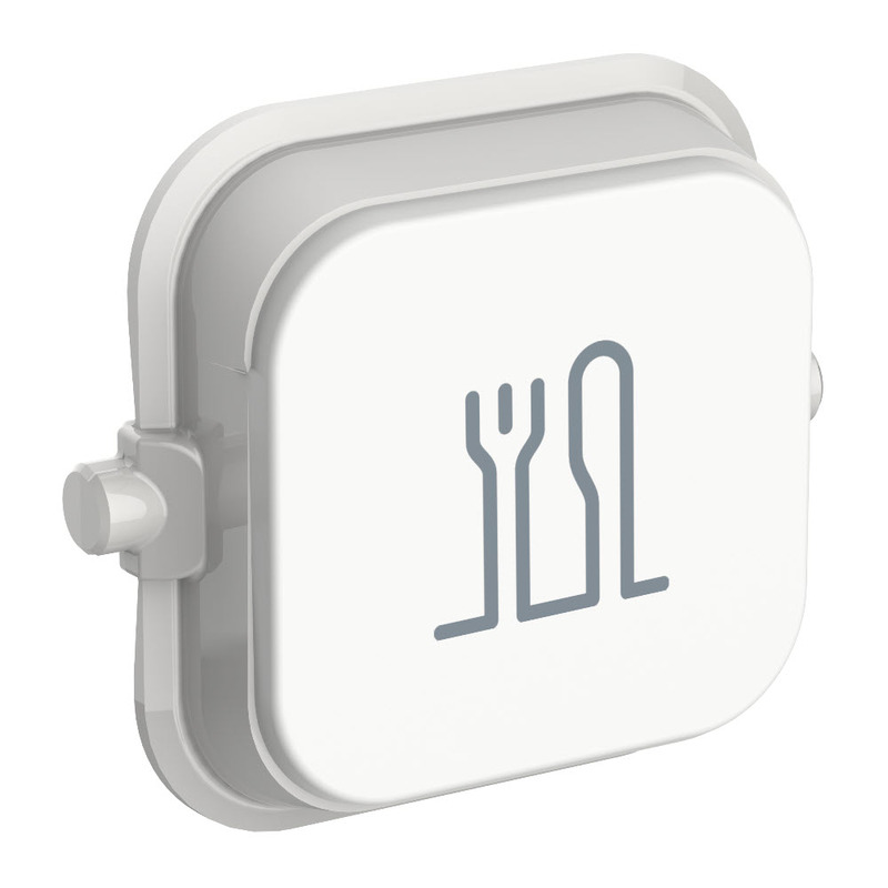 Clipsal Iconic 40DR-VW | Dining Dolly Rocker | Vivid White | Single Buy