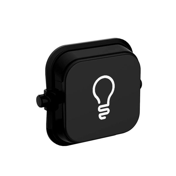 Clipsal Iconic 40LR-XB | Light Dolly Rocker | Black | Single Buy