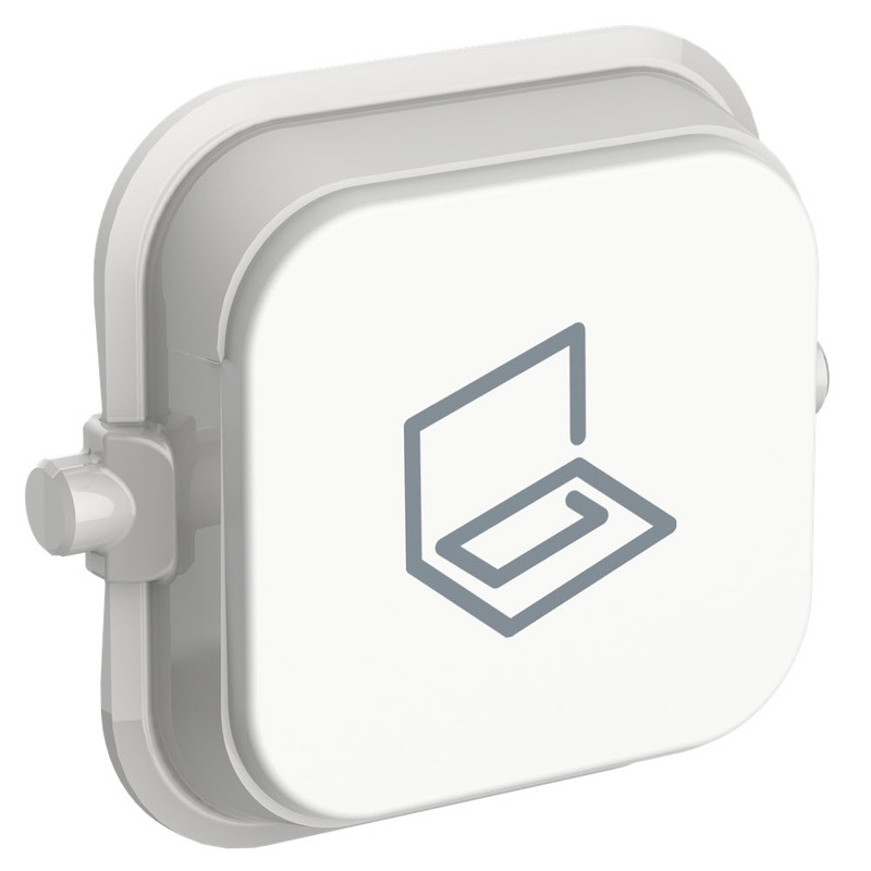 Clipsal Iconic 40STR-VW | Study Dolly Rocker | Vivid White | Single Buy