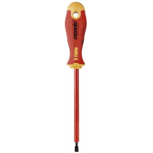 Felo 41303090 | Screw Driver Flat Head Insulated 3.0mm VDE 1000V rated