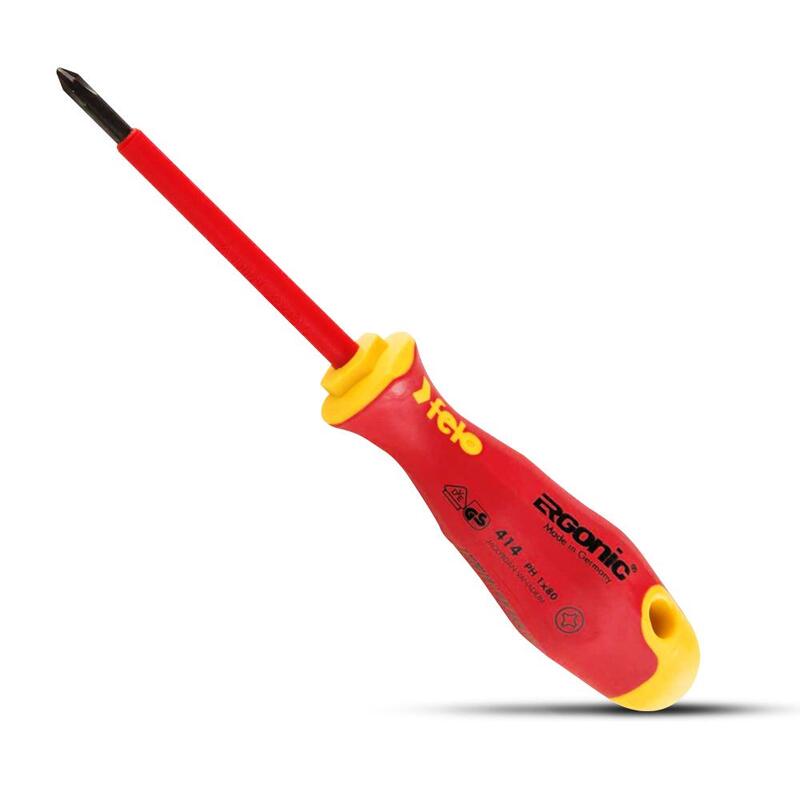 FELO 41410290 | PH1 x 80mm 1000V VDE Ergonic Phillips Screwdriver