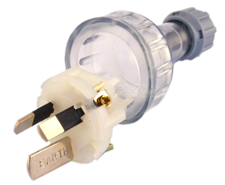 CLIPSAL 439S15HDTR | 3 Pin 15Amp Heavy Duty PlugTop (Transparent ...
