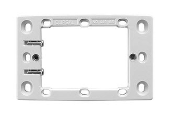 Clipsal 449AS | Mounting Block Shallow 10mm 449ASWE
