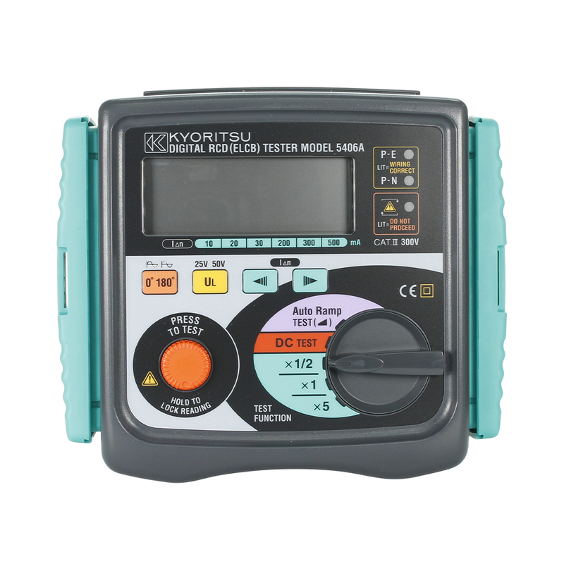 Kyoritsu 5406A | Digital RCD ELCB Tester With Auto Ramp Function