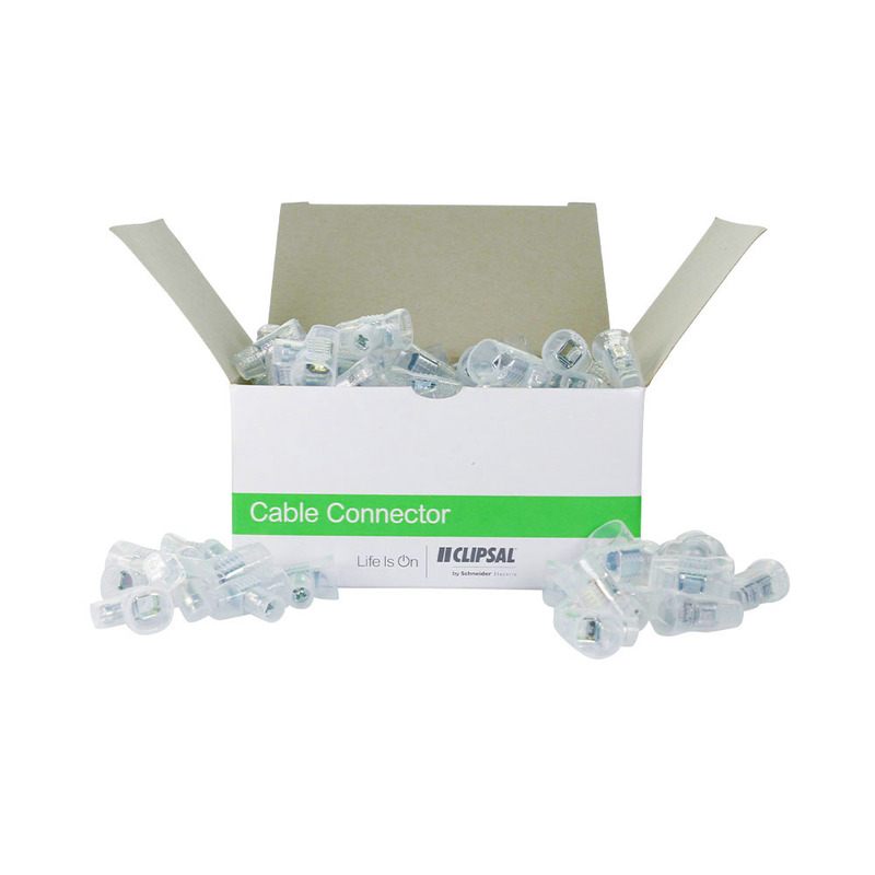 Clipsal 563B/100 | Single Screw Cable Connectors 40A | 100 Box