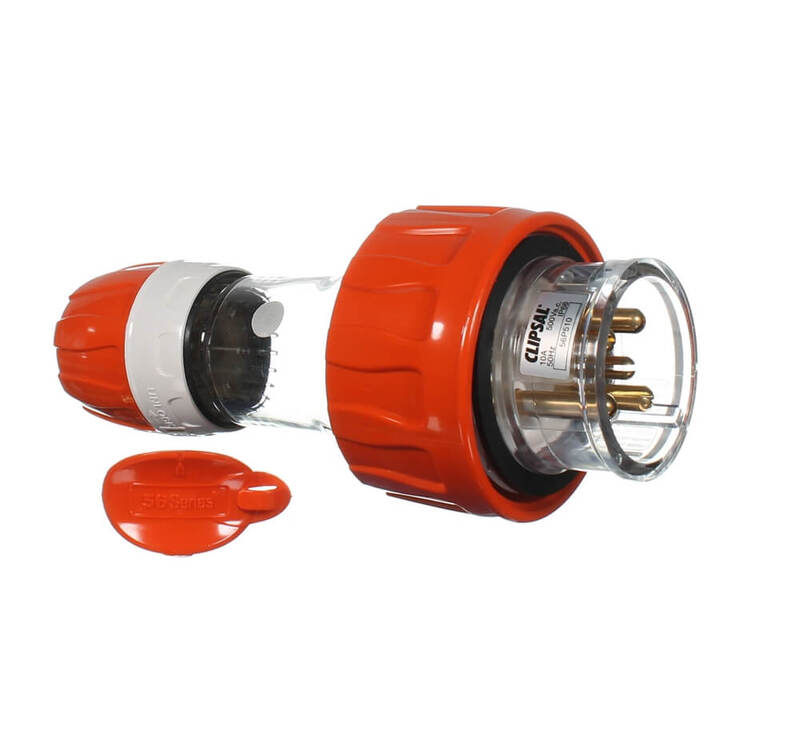 CLIPSAL 56P510 | 5 Pin 10Amp Straight Plug IP66 | 56Series